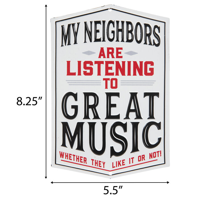 My Neighbors Are Listening Metal Sign | Hobby Lobby | 2173813