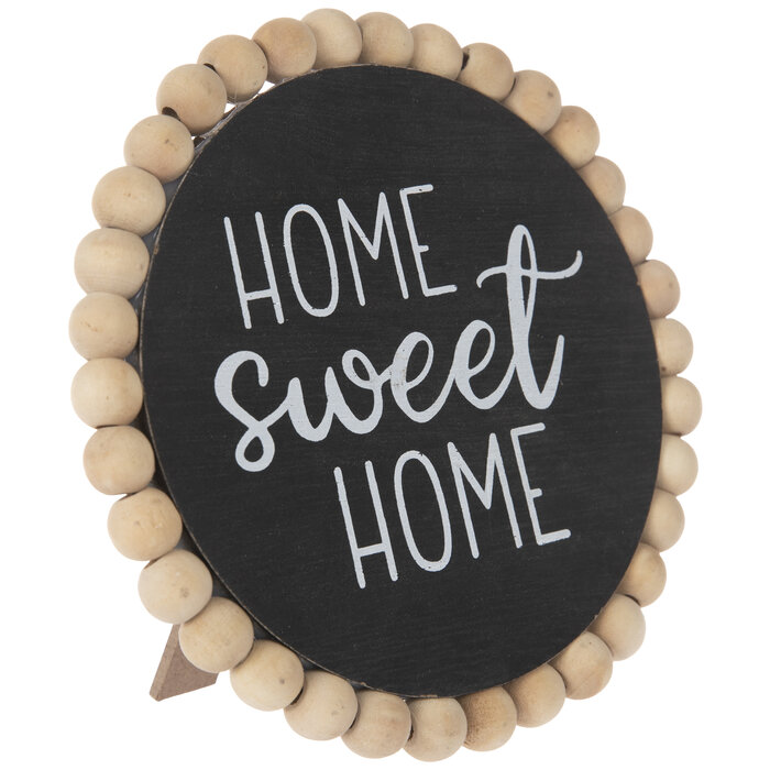 Home Sweet Home Beaded Wood Decor | Hobby Lobby | 2123131