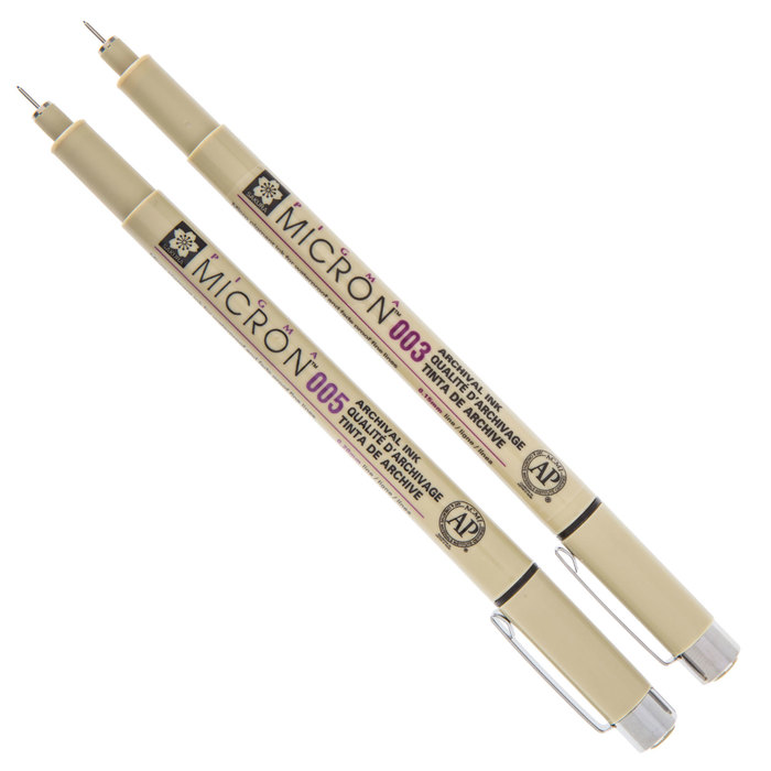 Sepia & Black Micron Extra Fine Pens - 4 Piece Set | Hobby Lobby | 1665827
