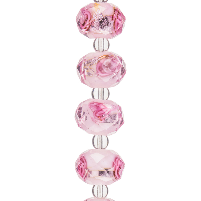 Pink Rose Faceted Bead Strand | Hobby Lobby | 543512