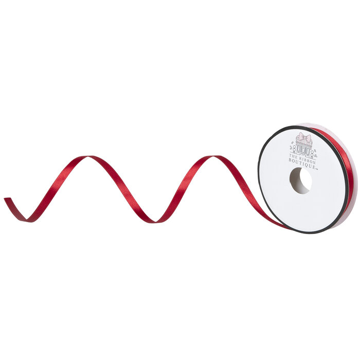Scarlet Double-Sided Satin Ribbon - 1/4" | Hobby Lobby | 2218550