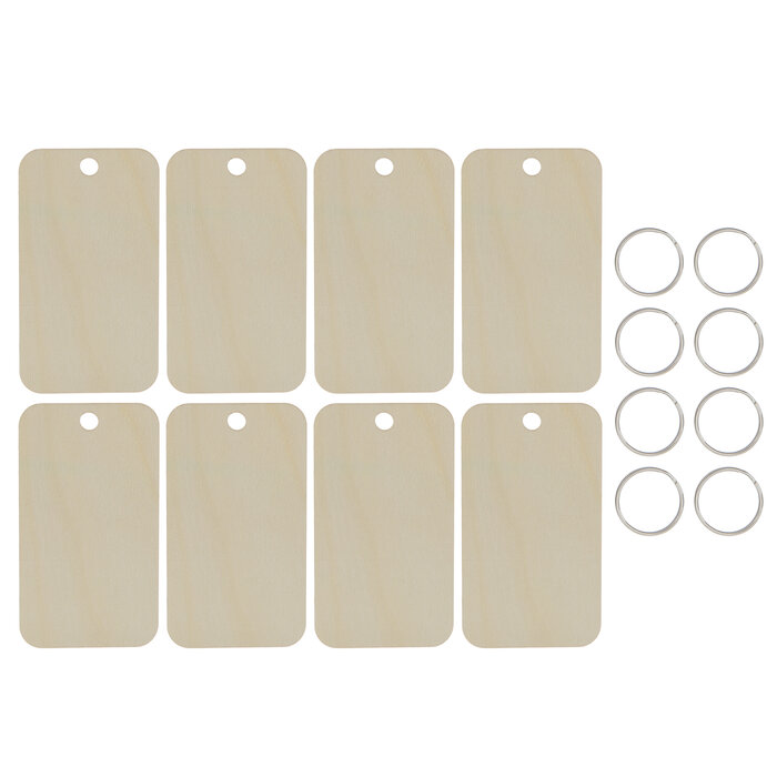 Rectangle Wood Keychains | Hobby Lobby | 2168490