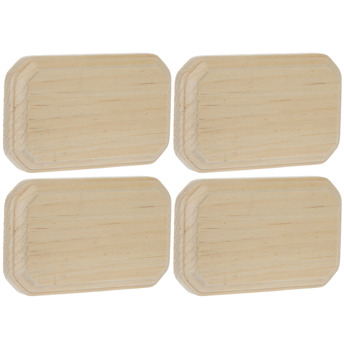 Clipped Corner Rectangle Wood Plaques | Hobby Lobby