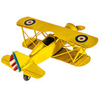 Mini Yellow Metal Biplane | Hobby Lobby | 1133586