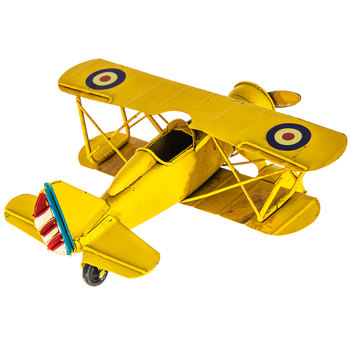 Mini Yellow Metal Biplane | Hobby Lobby | 1133586