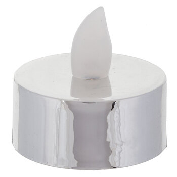 Silver Tea Light LED Candles | Hobby Lobby | 1418672