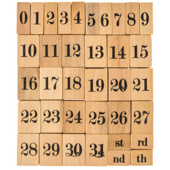 Dates & Numbers Rubber Stamps | Hobby Lobby | 1249713