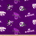 Kansas State Allover Collegiate Fleece Fabric | Hobby Lobby | 952499