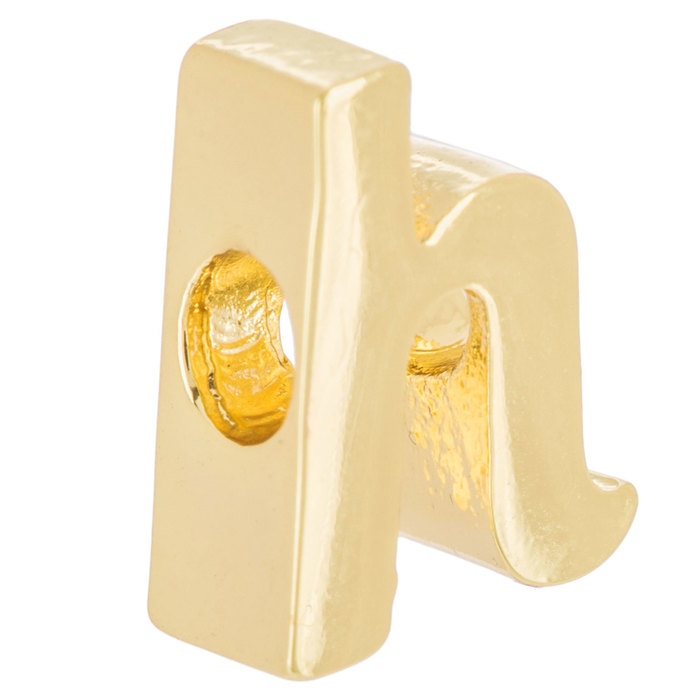 14K Gold Plated Cursive Letter Charm - H | Hobby Lobby | 1660372