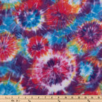 Multi-Color Tie Dye Fleece Fabric | Hobby Lobby | 2051548