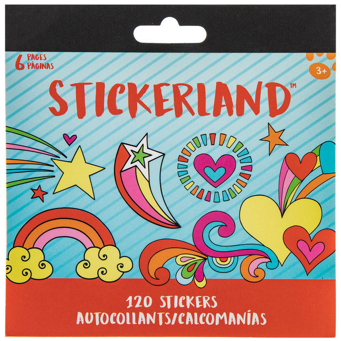 Hearts & Rainbows Stickerland Stickers | Hobby Lobby | 1775121
