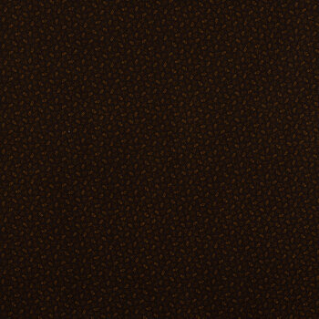 Dark Brown & Gold Floral Cotton Calico Fabric | Hobby Lobby | 2049583