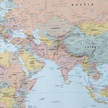 Laminated World Map | Hobby Lobby | 874776