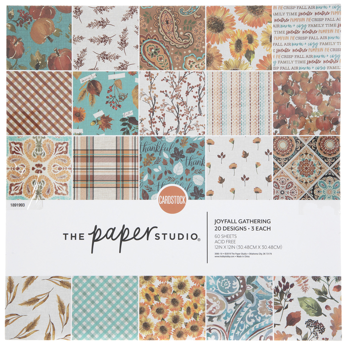 Joyfall Gathering Paper Pack - 12" x 12" | Hobby Lobby | 1891993
