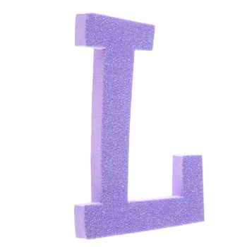 Glitter Foam Letter - L | Hobby Lobby | 1505981