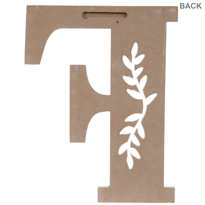White Vine Letter Wood Wall Decor - F | Hobby Lobby | 2007680
