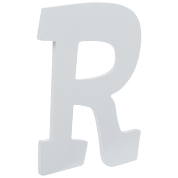 White Letter Wood Wall Decor - R | Hobby Lobby | 798314