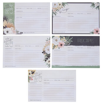 Gray Floral Metal Recipe Box | Hobby Lobby | 2215952