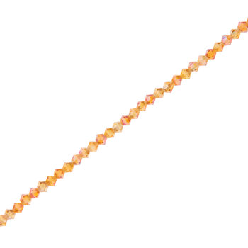 Orange Luster Bicone Glass Bead Strand - 4mm | Hobby Lobby | 353045