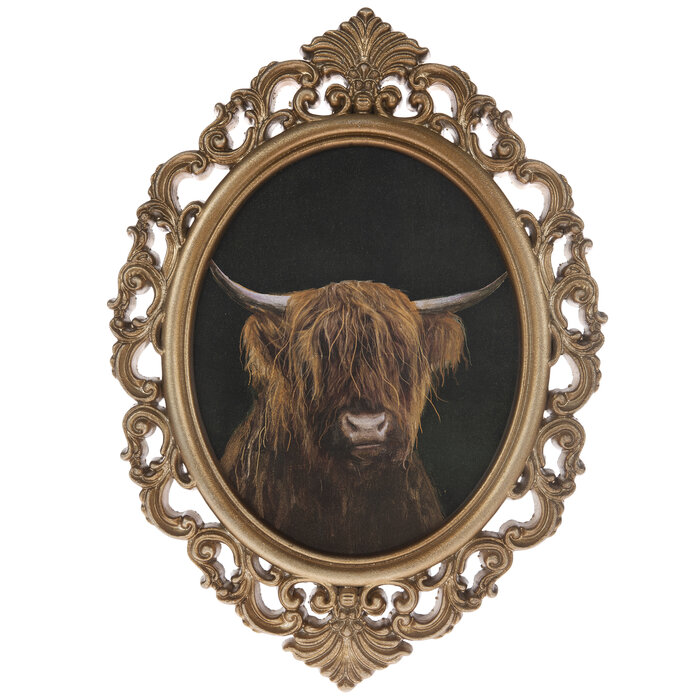 Highland Cow Portrait Wood Wall Decor | Hobby Lobby | 2177889