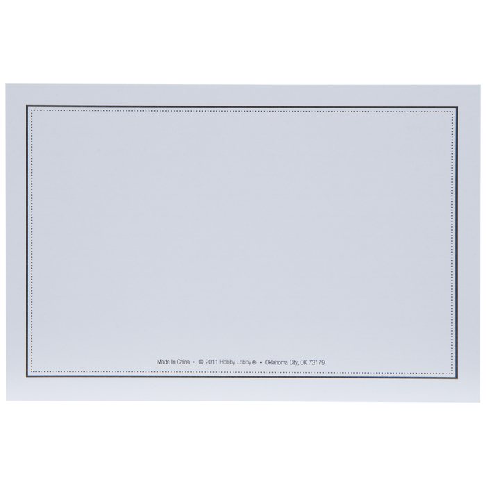 White Recipe Cards | Hobby Lobby | 706960