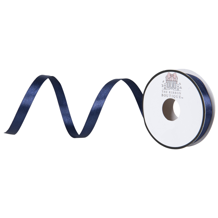 Navy Double-Face Satin Ribbon - 3/8" | Hobby Lobby | 174573