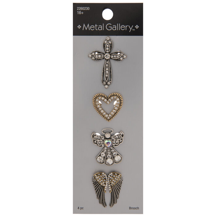 Faith And Heart Rhinestone Brooches Hobby Lobby 2260230