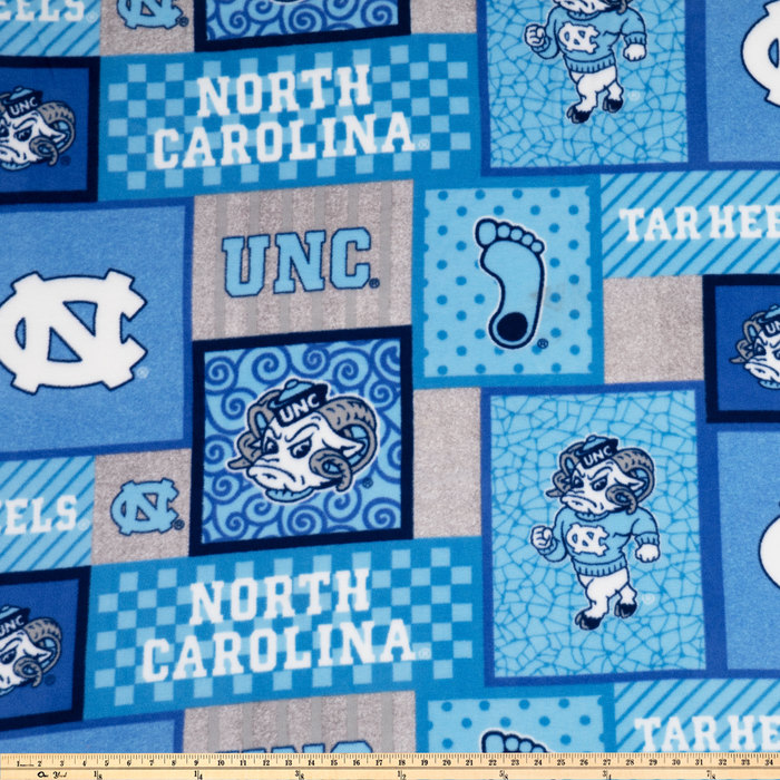 North Carolina Block Collegiate Fleece Fabric | Hobby Lobby | 953307