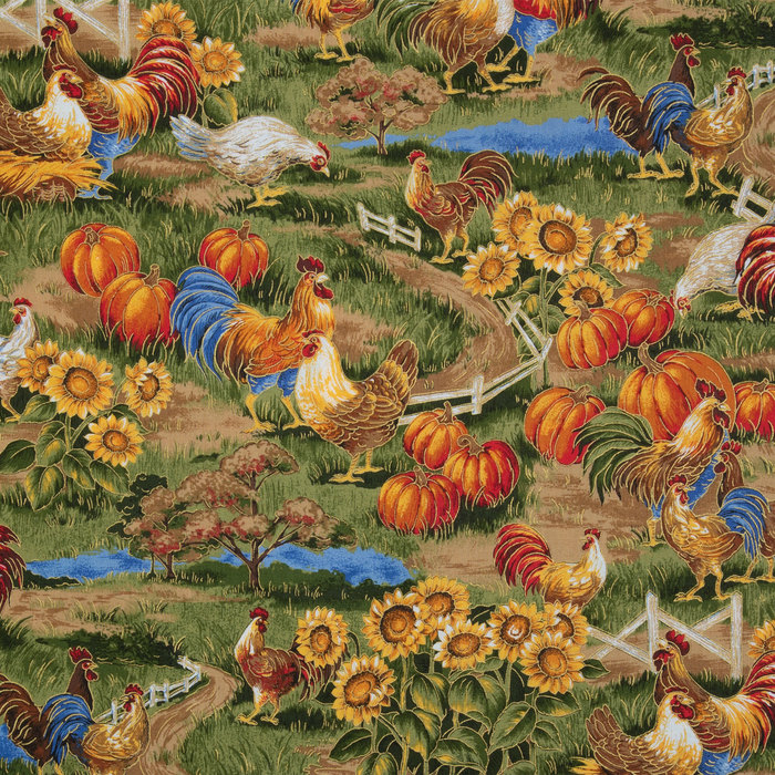 Farm Scenic Cotton Calico Fabric | Hobby Lobby | 402321