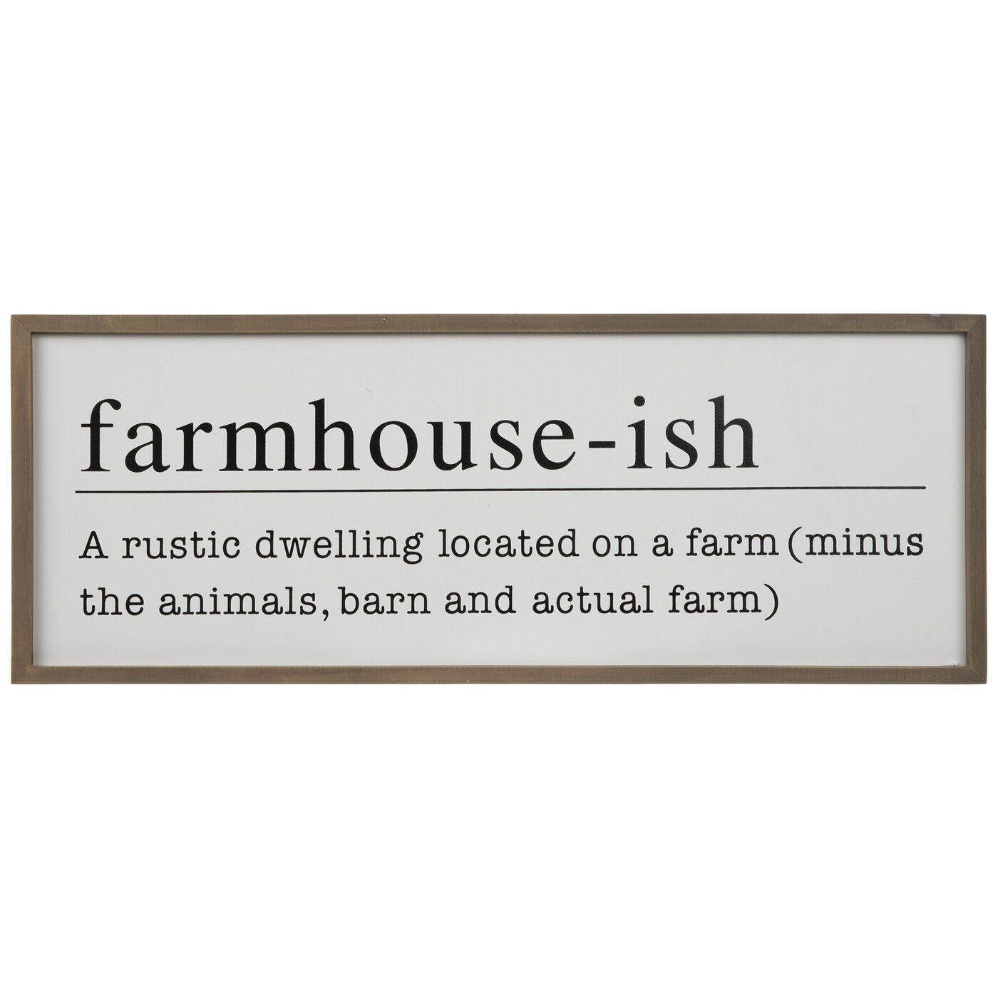 Rustic Farmhouse-ish Sign Home Décor Home & Living etna.com.pe