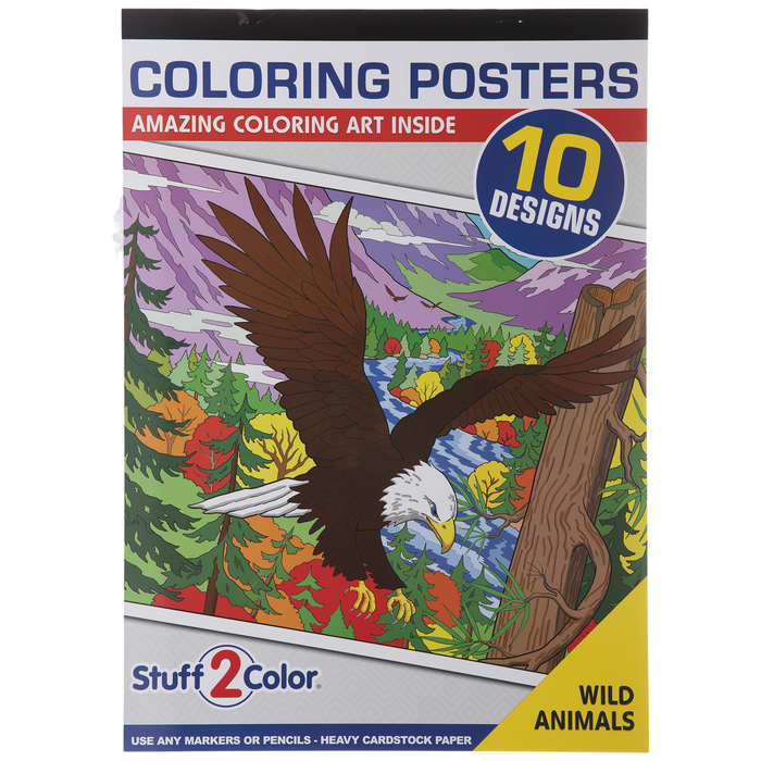 Wild Animals Coloring Posters | Hobby Lobby | 666370