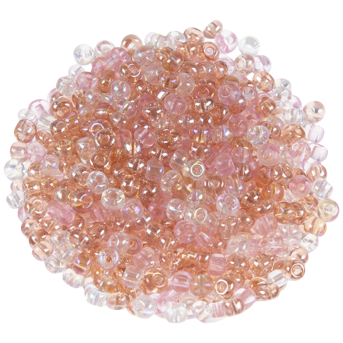 Pink Mist Glass Seed Bead Mix - 6/0 | Hobby Lobby | 2029981