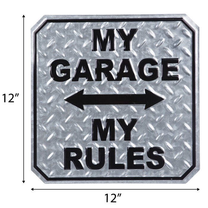 My Garage My Rules Metal Sign | Hobby Lobby | 1456862