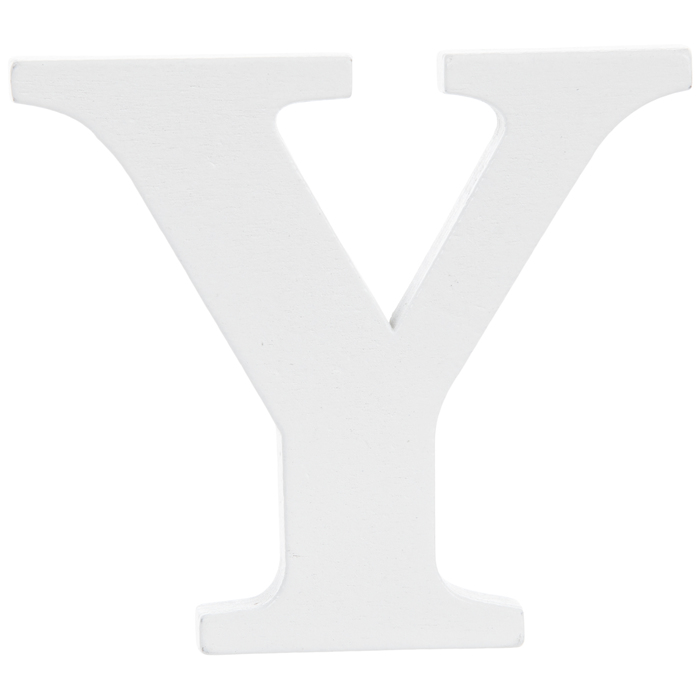 White Wood Letter Y - 3" | Hobby Lobby | 1097880