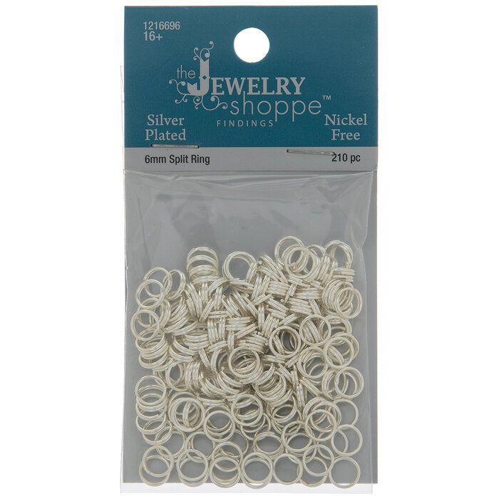 Round Split Rings - 6mm | Hobby Lobby | 1216696