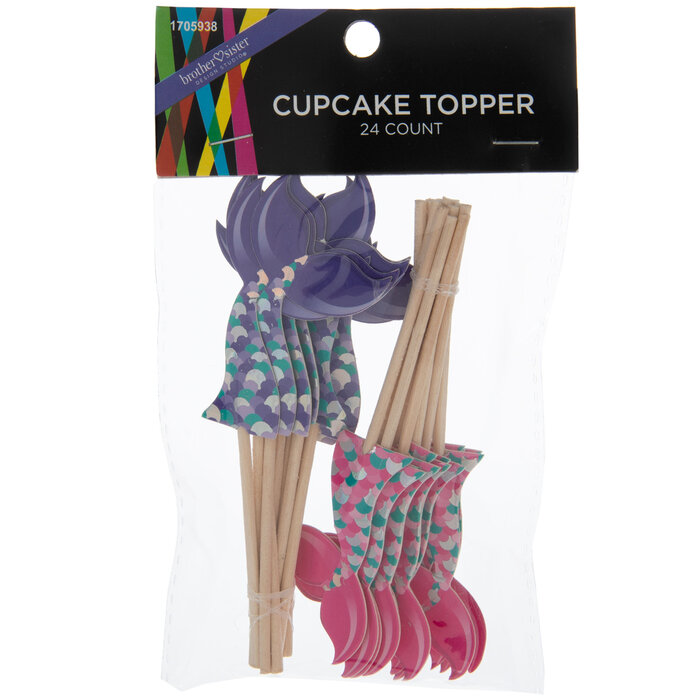 Mermaid Tail Cupcake Toppers | Hobby Lobby | 1705938