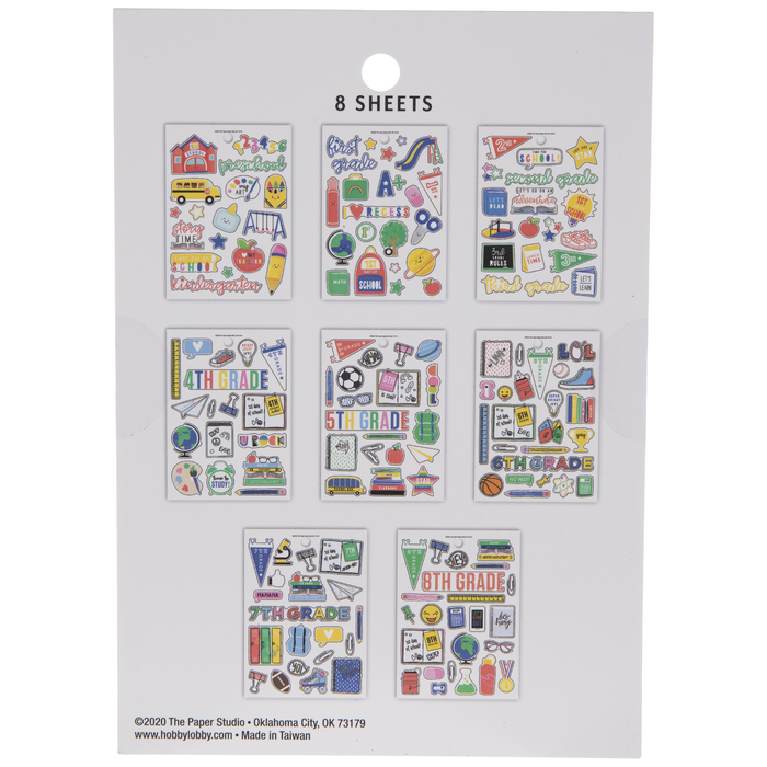 Elementary School Stickers | Hobby Lobby | 160945