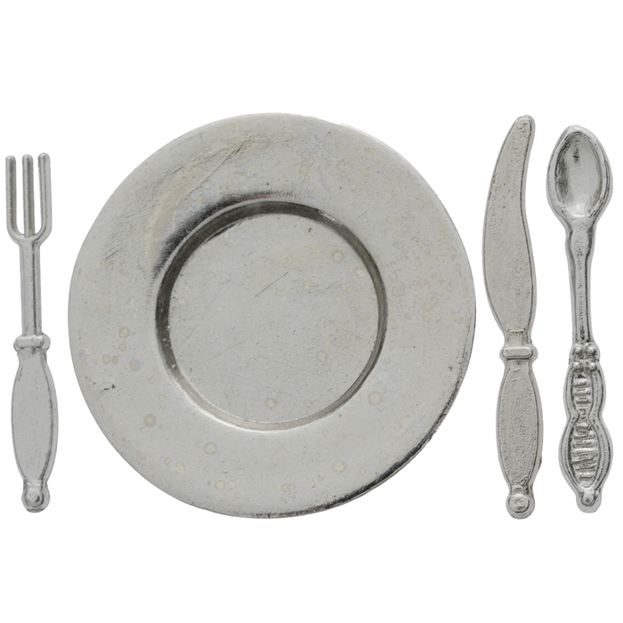 Miniature Silver Tableware | Hobby Lobby | 744870
