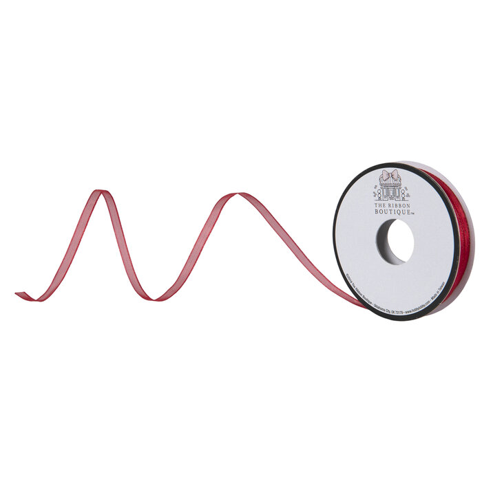 Red Organza Ribbon - 1/8" | Hobby Lobby | 273367