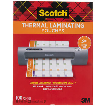 Scotch Thermal Laminating Pouches - 8 1/2" x 11" | Hobby Lobby | 2231355