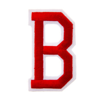 Red Embroidered Iron-On Letter B - 3" | Hobby Lobby | 270272