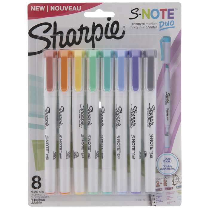 Sharpie S-Note Duo Creative Markers - 8 Piece Set | Hobby Lobby | 2237824