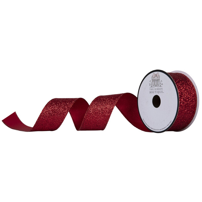 Red Glitter Ribbon - 1 1/2" | Hobby Lobby | 379180