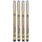 Sepia & Black Micron Extra Fine Pens - 4 Piece Set | Hobby Lobby | 1665827