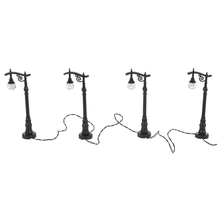 Miniature Black LED Lamp Posts | Hobby Lobby | 2189421
