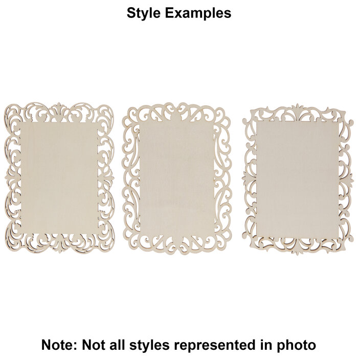 Scroll Rectangle Wood Shape | Hobby Lobby | 1441195