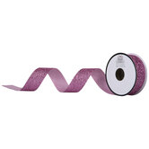 Glitter Cut Edge Ribbon - 7/8" | Hobby Lobby