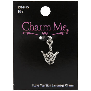 I Love You Sign Language Charm | Hobby Lobby | 1314475