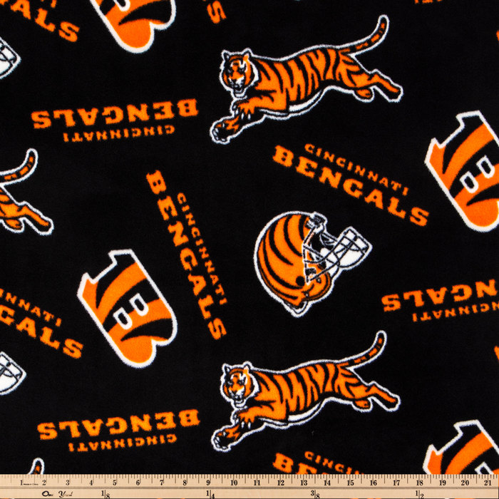 NFL Cincinnati Bengals Fleece Fabric | Hobby Lobby | 955112