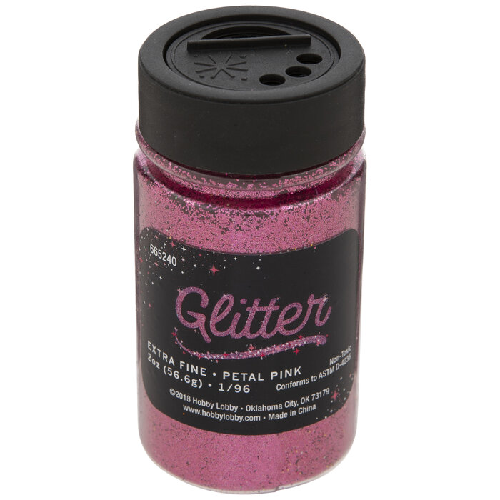 Petal Pink Extra Fine Glitter - 2 Ounces | Hobby Lobby | 665240